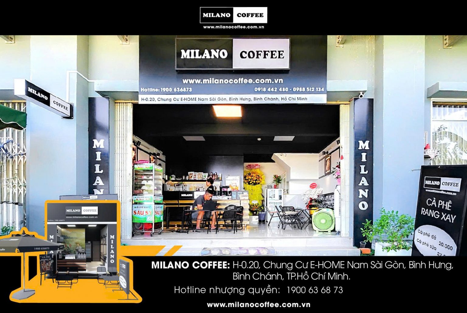 ĐẠI LÝ 2715 – MILANO BÌNH CHÁNH – TP. HỒ CHÍ MINH – Trang đại lý cà phê ...
